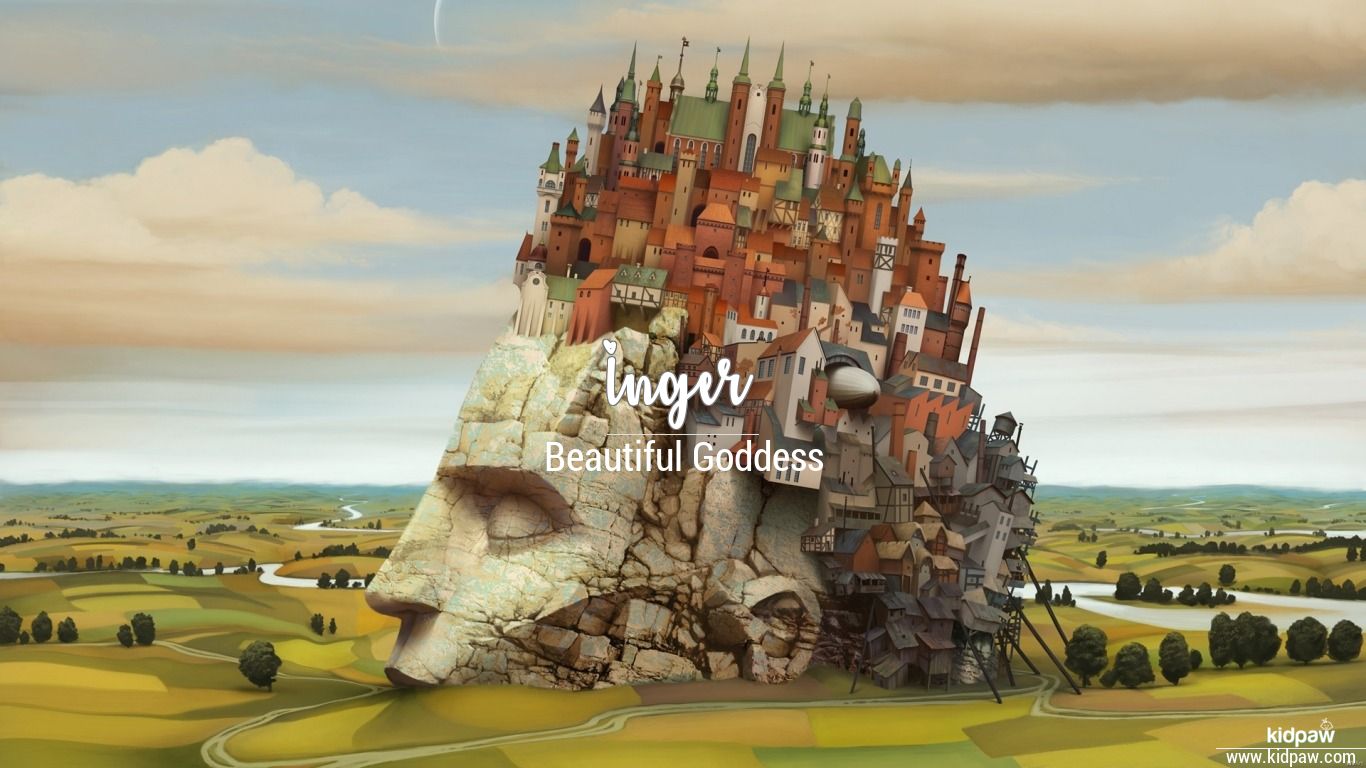 Inger 3D Name Wallpaper for Mobile, Write Name on Photo Online