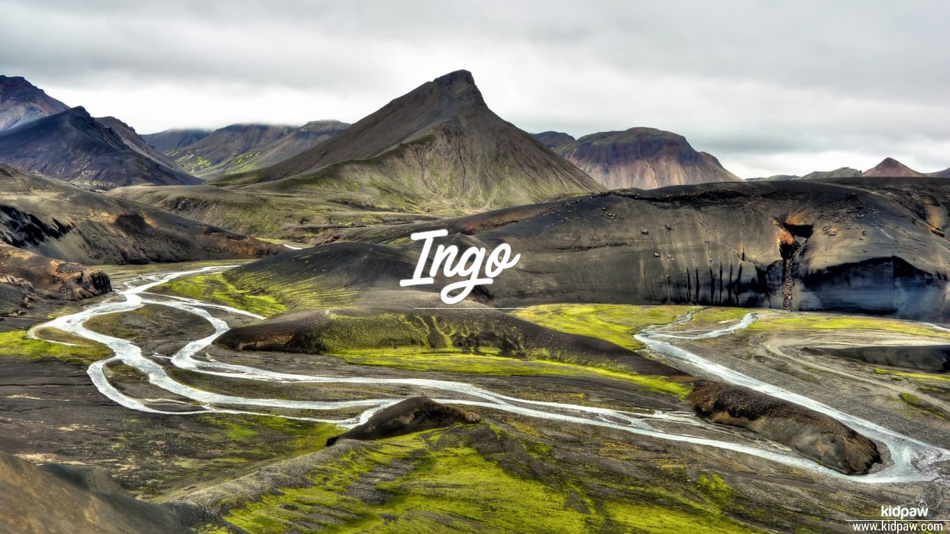 Ingo 3D Name Wallpaper for Mobile, Write Name on Photo Online