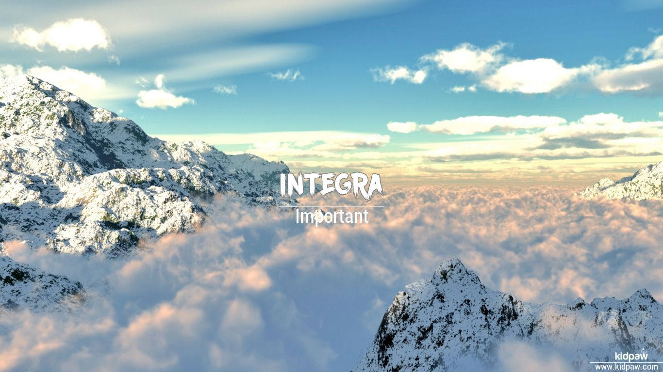 Integra 3D Name Wallpaper for Mobile, Write Name on Photo Online