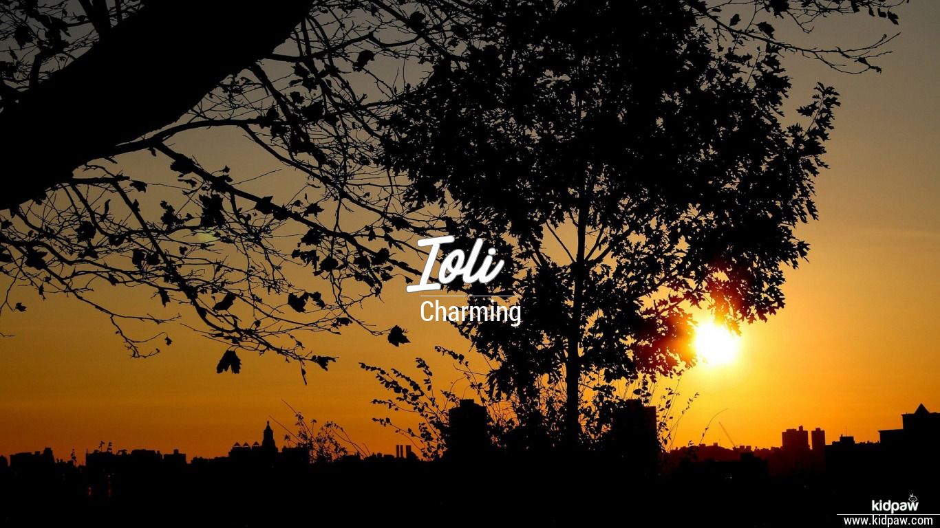 Ioli 3D Name Wallpaper for Mobile, Write ीोली Name on Photo Online