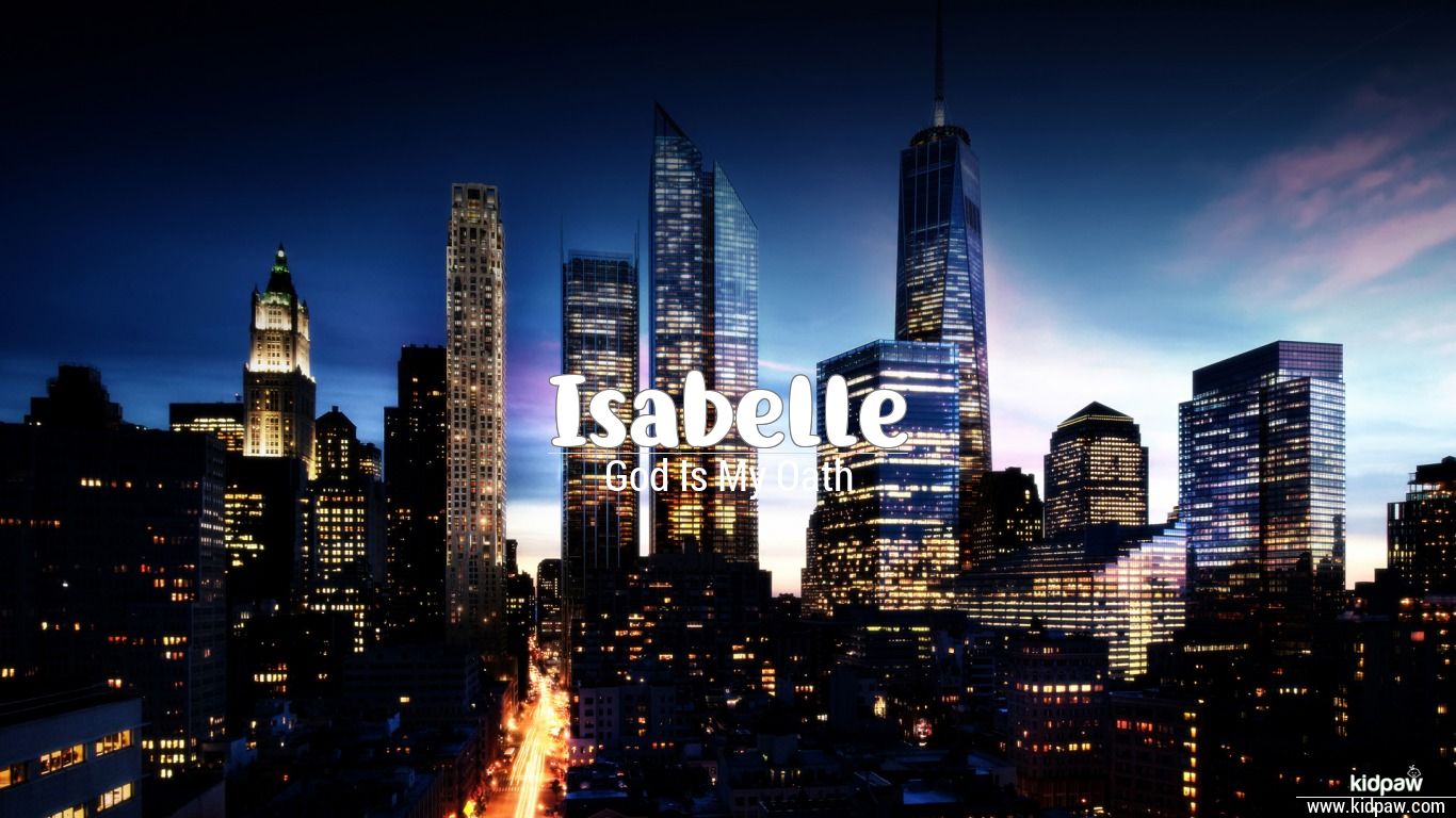 Isabelle 3D Name Wallpaper for Mobile, Write Name on Photo Online