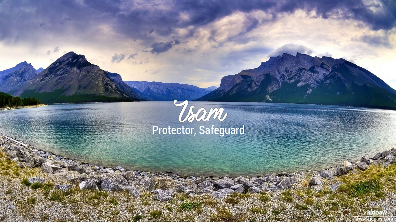 Isam 3D Name Wallpaper for Mobile, Write اسم Name on Photo Online