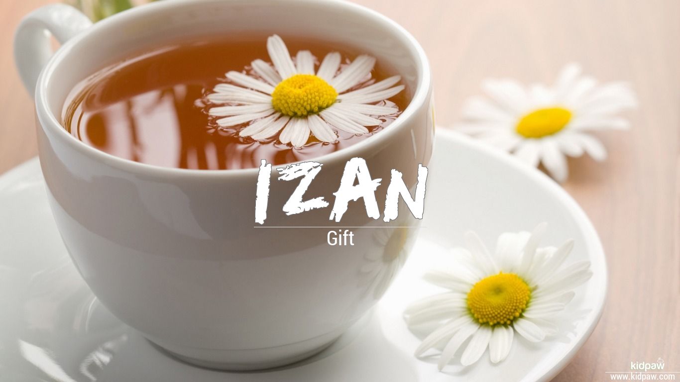 Izan 3D Name Wallpaper for Mobile, Write Name on Photo Online