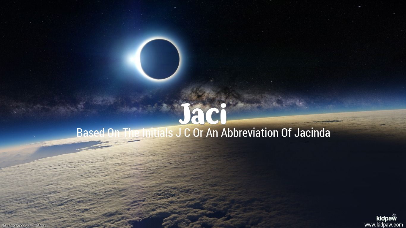 Jaci 3D Name Wallpaper for Mobile, Write Name on Photo Online