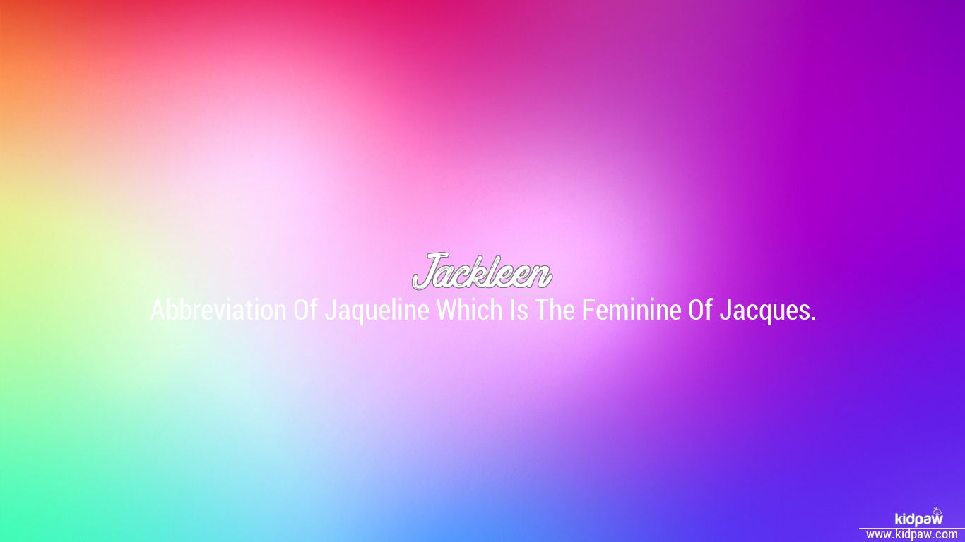 Jackleen 3D Name Wallpaper for Mobile, Write Name on Photo Online