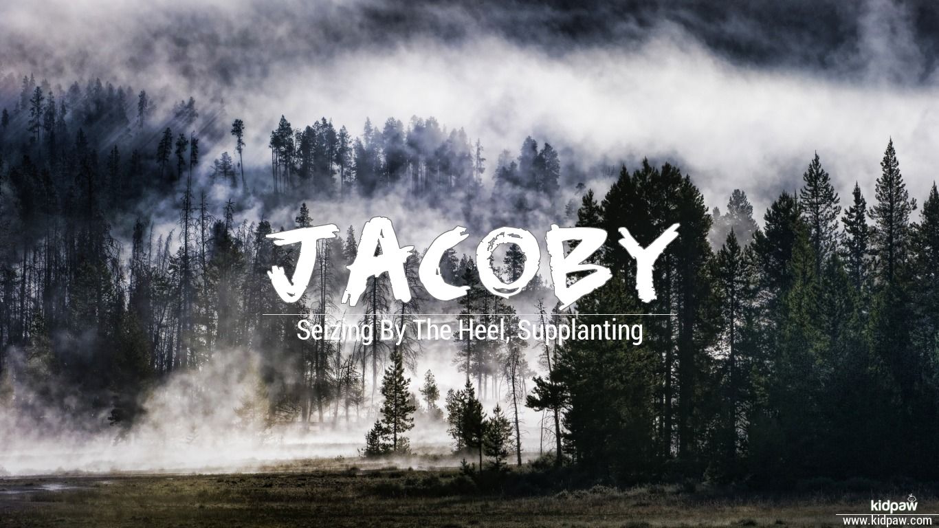 Jacoby 3D Name Wallpaper for Mobile, Write Name on Photo Online