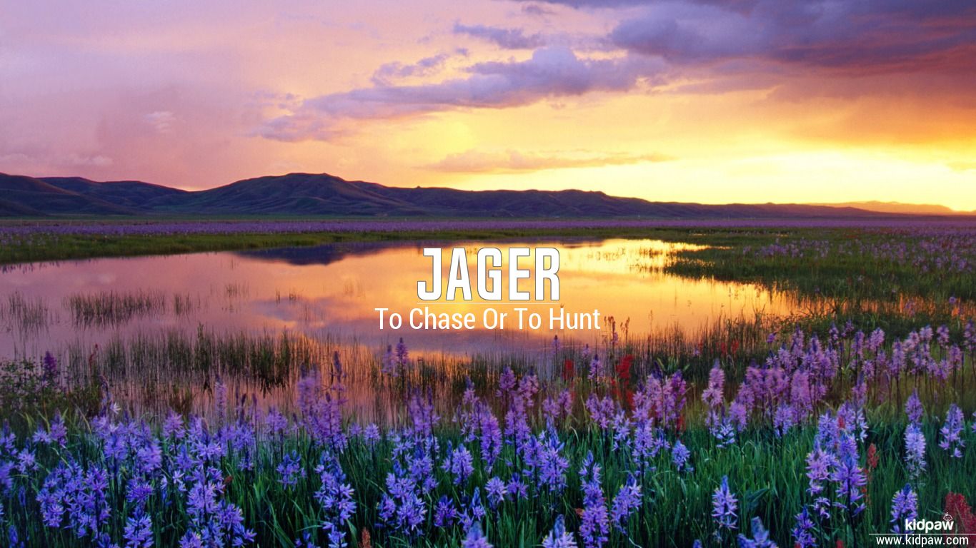 Jager 3D Name Wallpaper for Mobile, Write Name on Photo Online