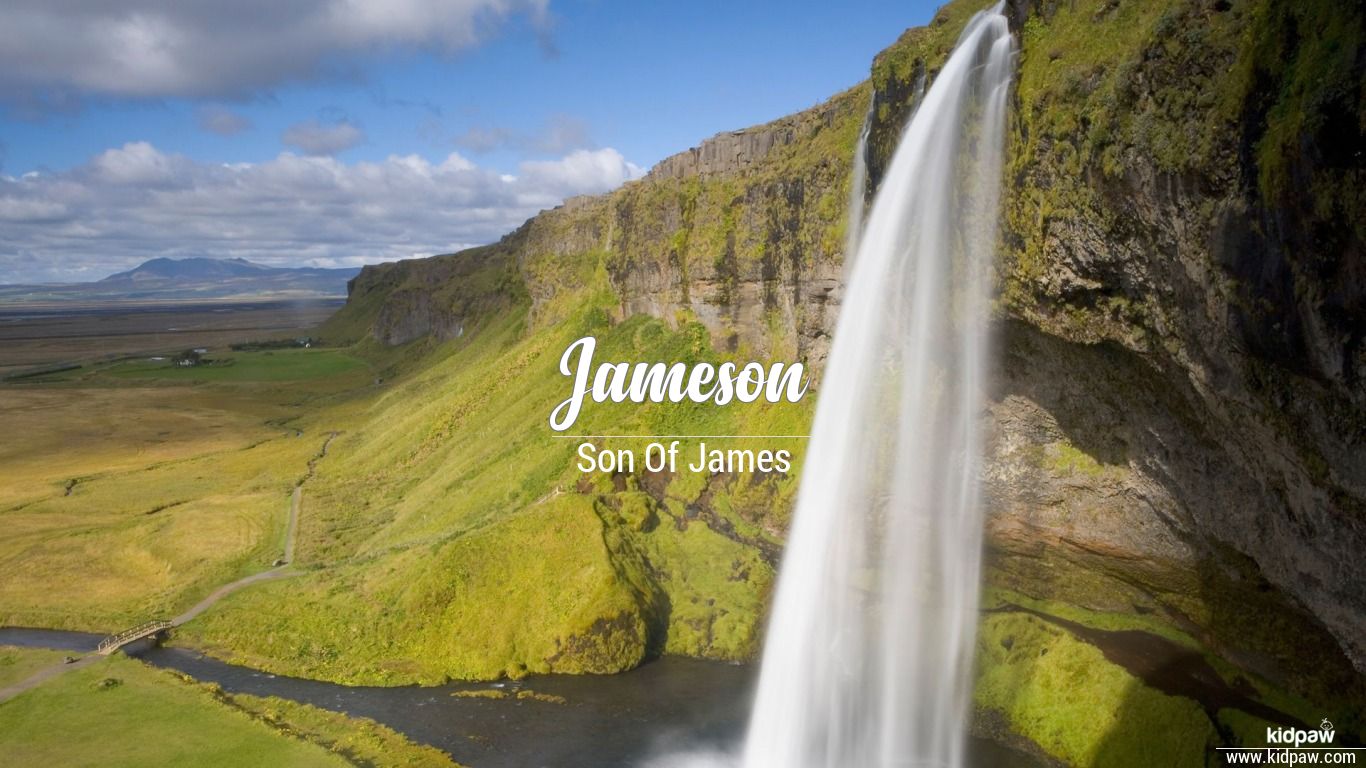 Jameson 3D Name Wallpaper for Mobile, Write Name on Photo Online