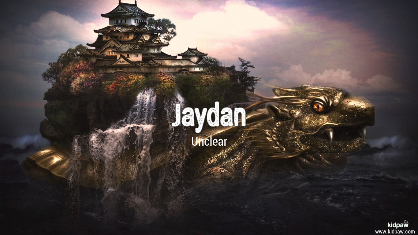 Jaydan 3D Name Wallpaper for Mobile, Write Name on Photo Online