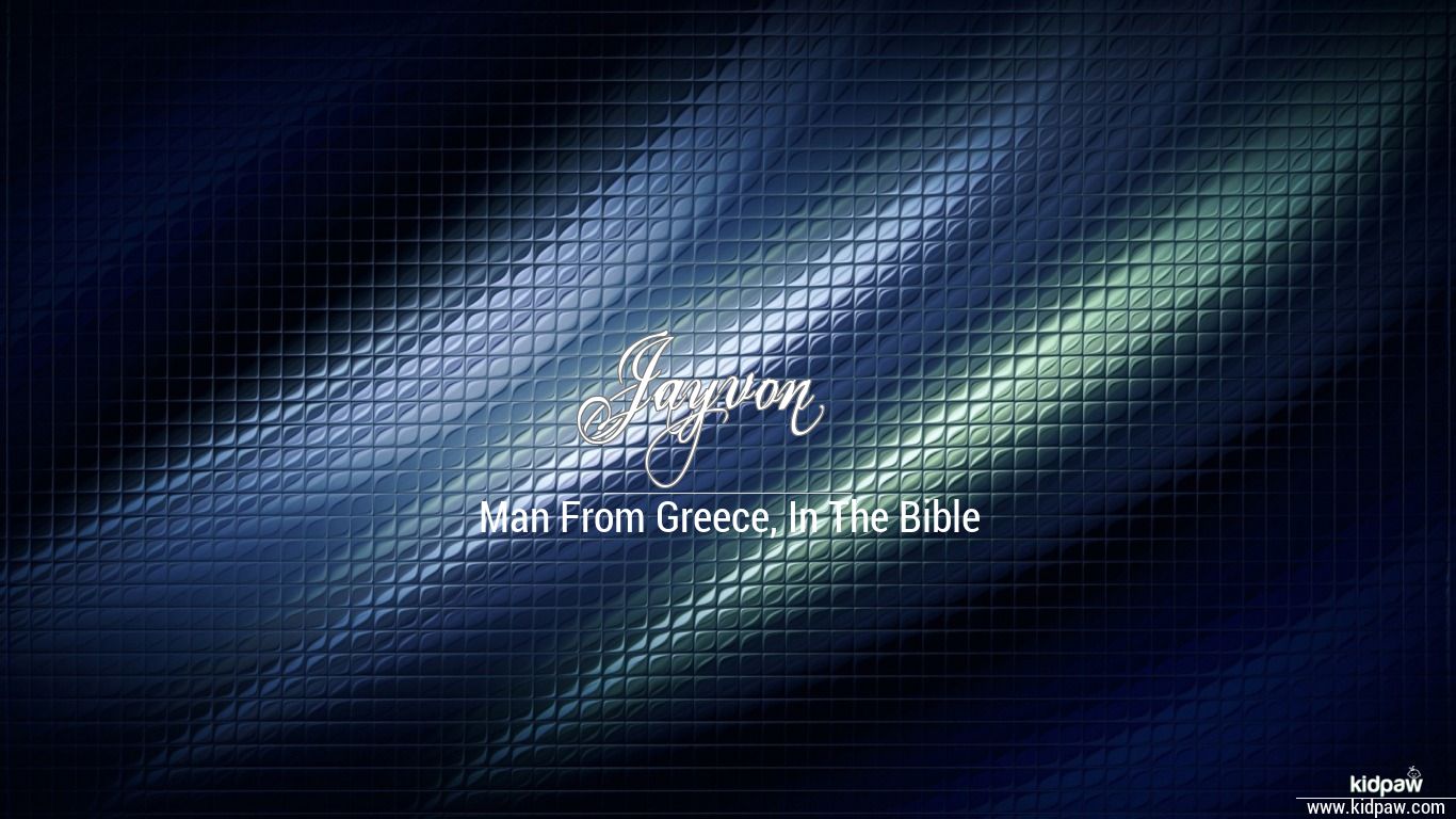 Jayvon 3D Name Wallpaper for Mobile, Write Name on Photo Online