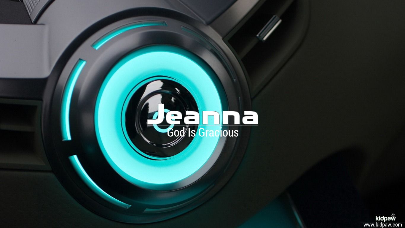 Jeanna 3D Name Wallpaper for Mobile, Write Name on Photo Online