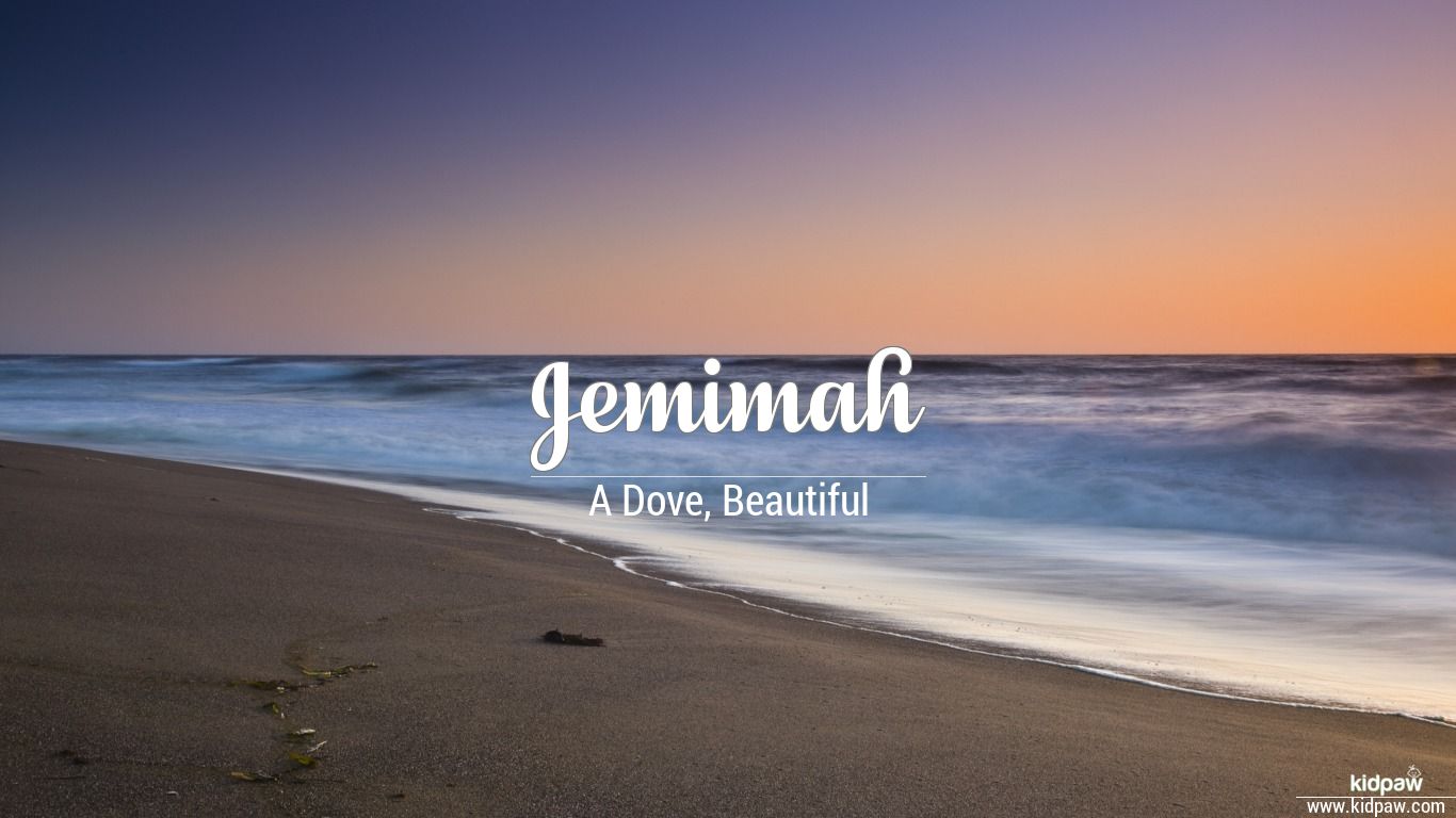 Jemimah 3D Name Wallpaper for Mobile, Write جميمة Name on Photo Online