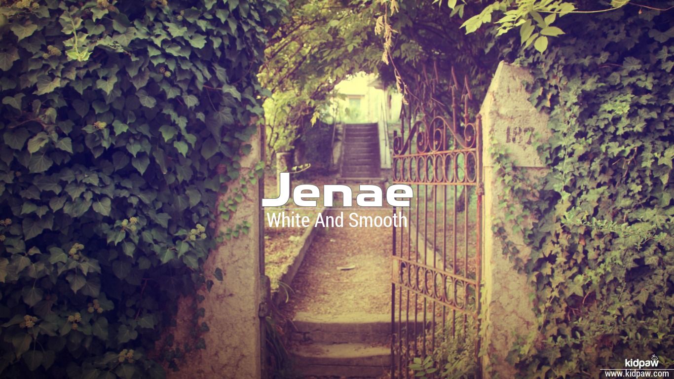 Jenae 3D Name Wallpaper for Mobile, Write Name on Photo Online