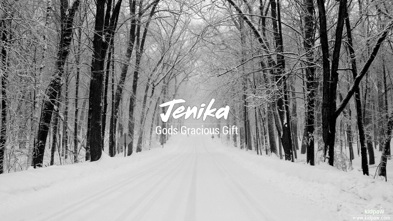 Jenika 3D Name Wallpaper for Mobile, Write जेनीका Name on Photo Online