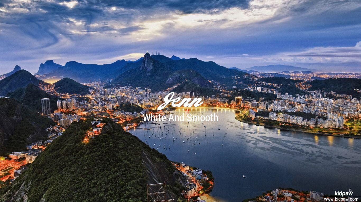 Jenn 3D Name Wallpaper for Mobile, Write Name on Photo Online