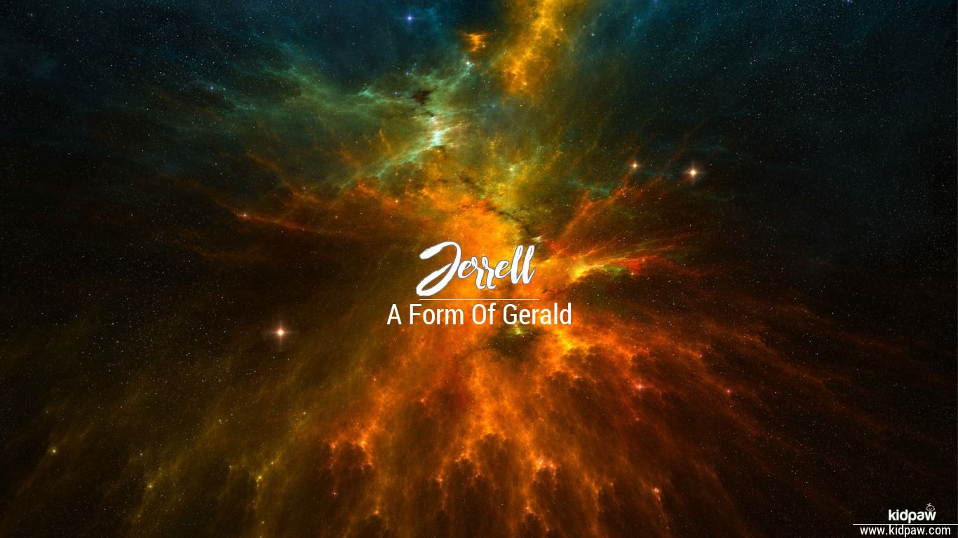 Jerrell 3D Name Wallpaper for Mobile, Write Name on Photo Online
