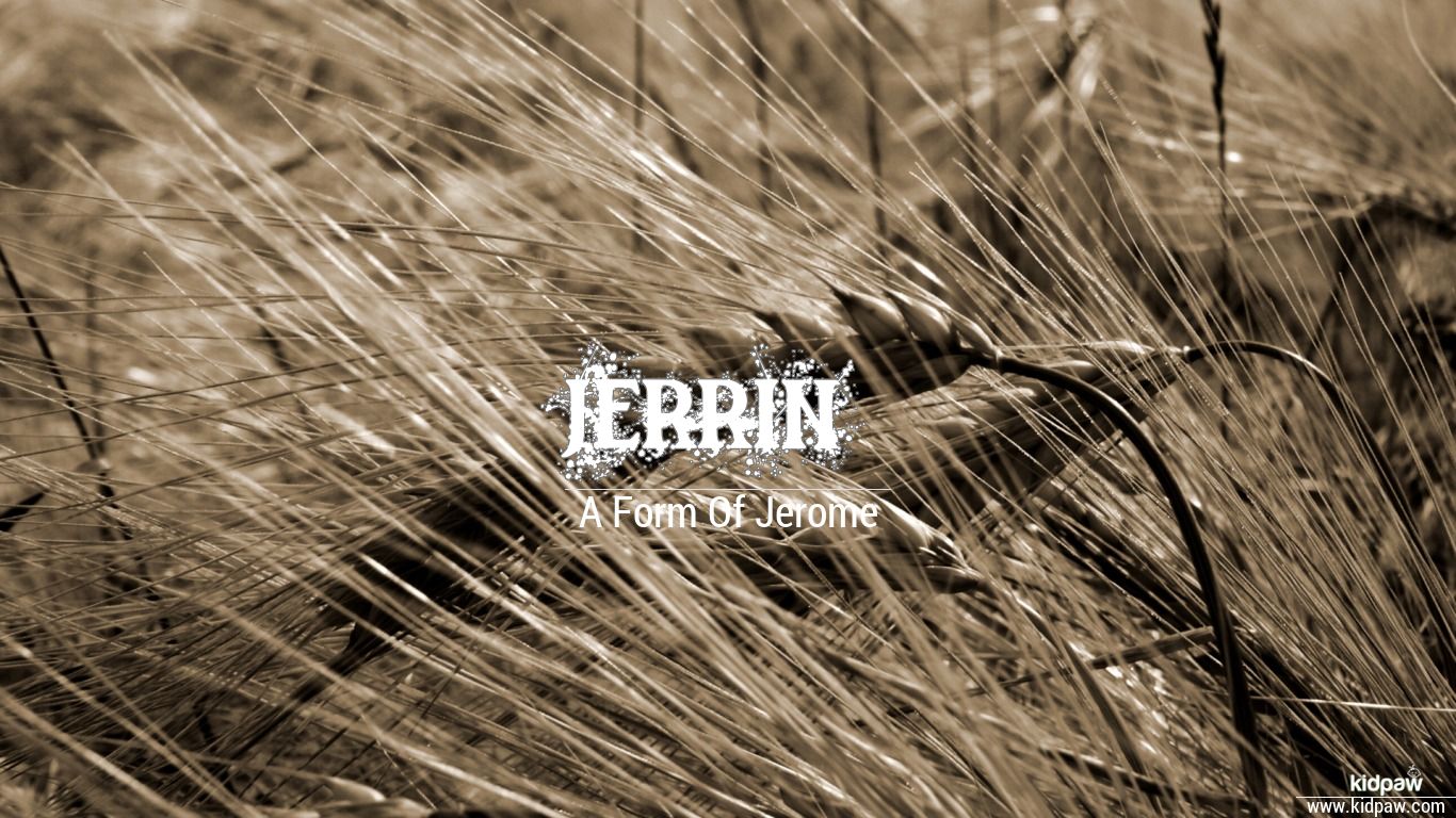 Jerrin 3D Name Wallpaper for Mobile, Write Name on Photo Online