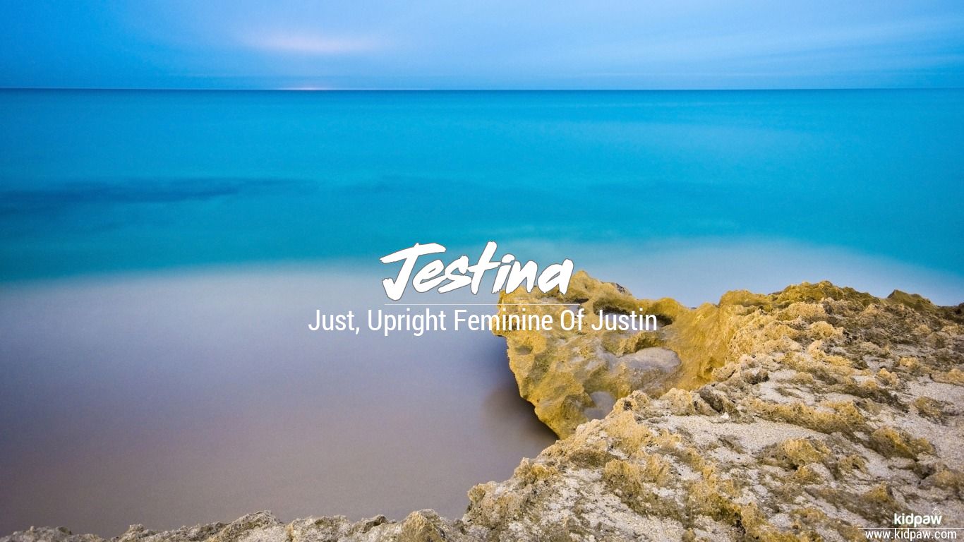 Jestina 3D Name Wallpaper for Mobile, Write Name on Photo Online