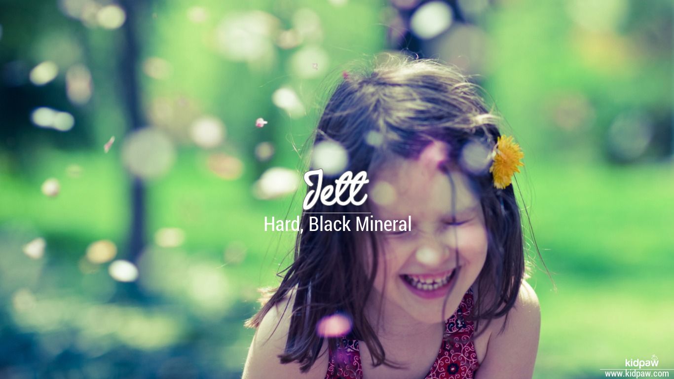 Jett 3D Name Wallpaper for Mobile, Write Name on Photo Online