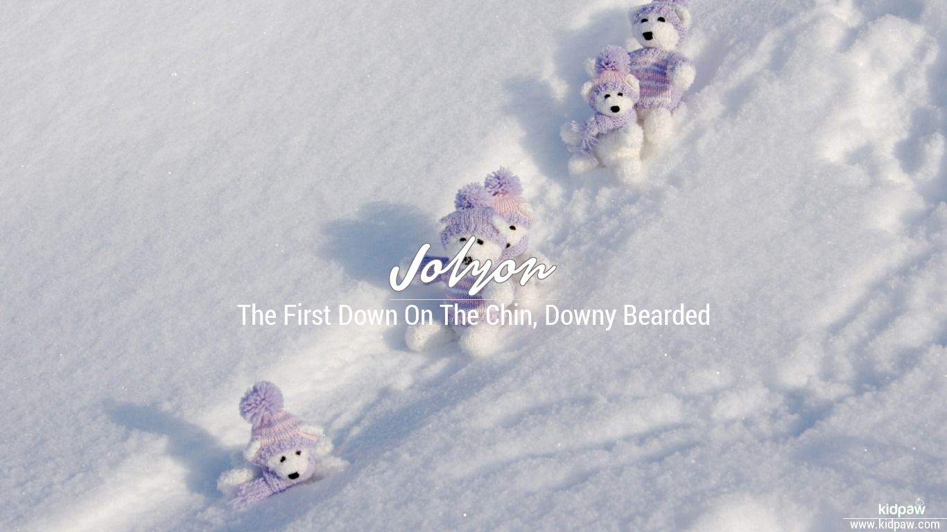 Jolyon 3D Name Wallpaper for Mobile, Write Name on Photo Online