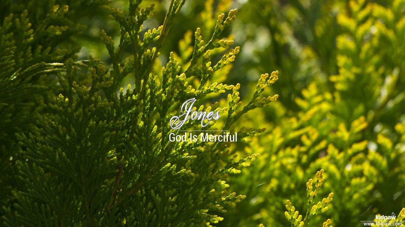 Jones 3D Name Wallpaper for Mobile, Write Name on Photo Online