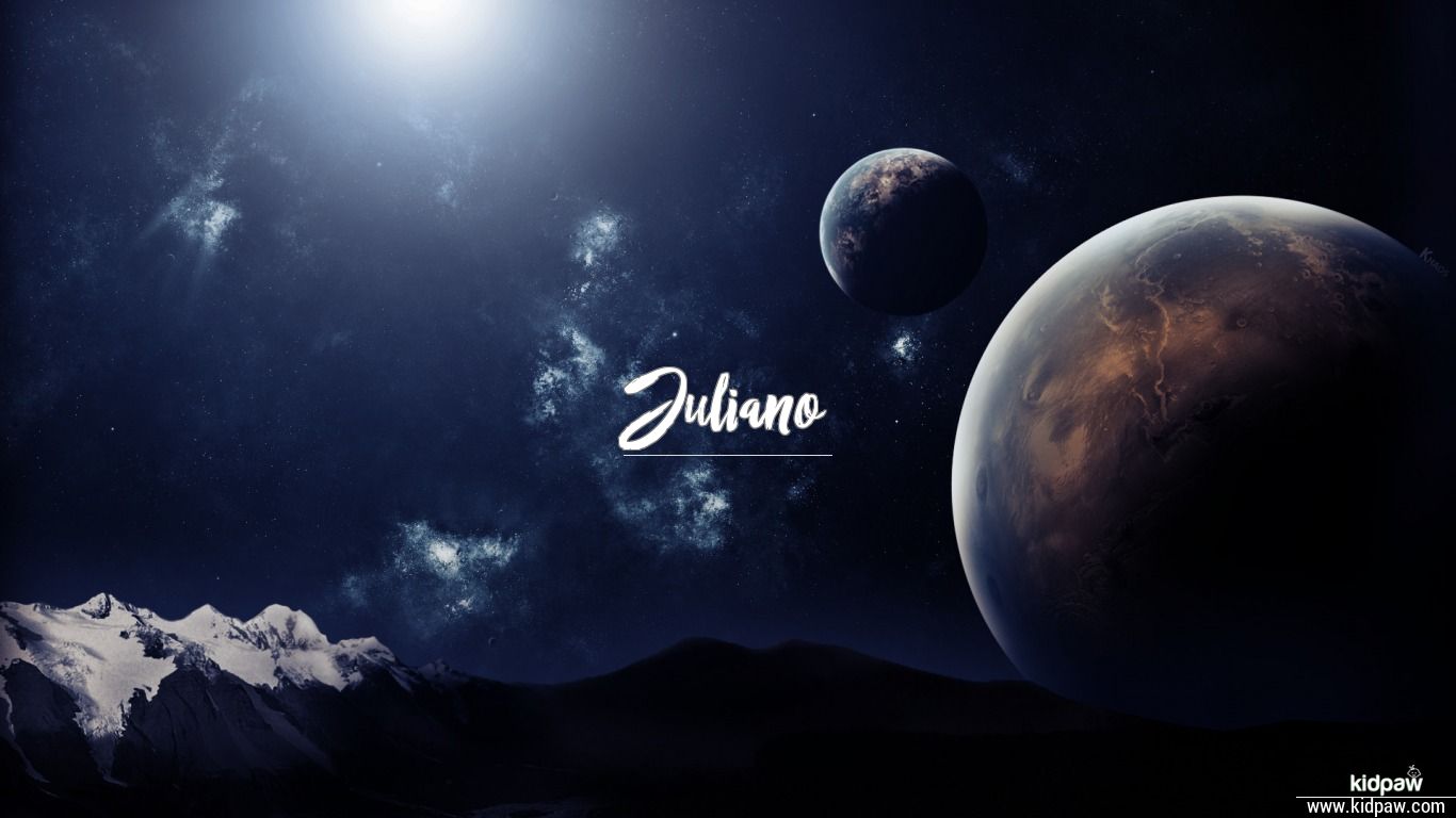 Juliano 3D Name Wallpaper for Mobile, Write Name on Photo Online