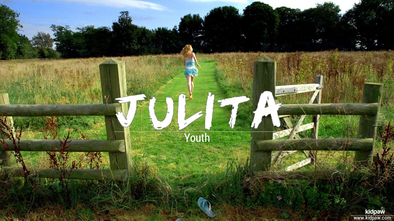 Julita 3D Name Wallpaper for Mobile, Write Name on Photo Online