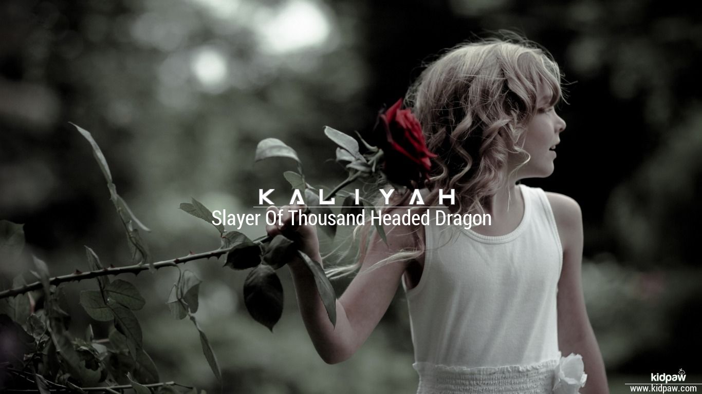 Kaliyah 3D Name Wallpaper for Mobile, Write कलीयाह Name on Photo Online
