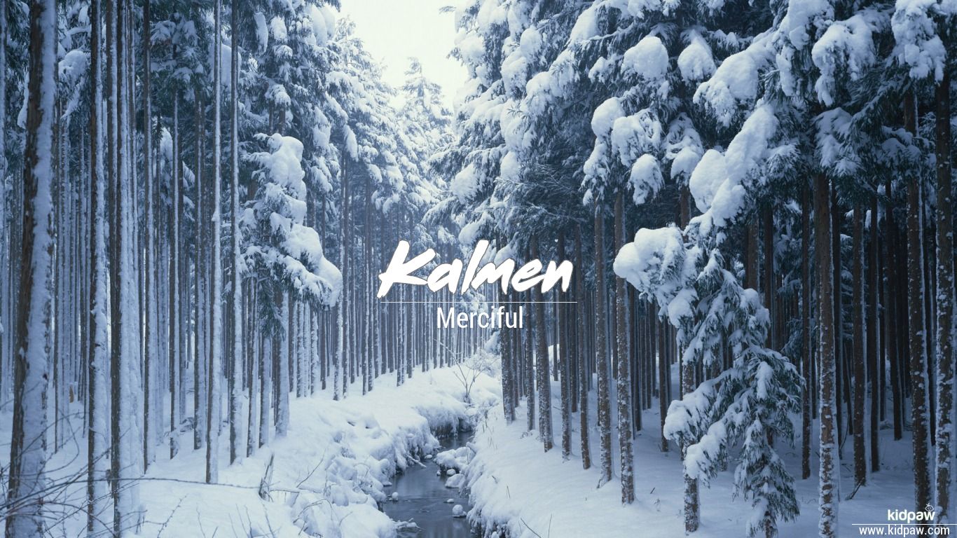 Kalmen 3D Name Wallpaper for Mobile, Write Name on Photo Online