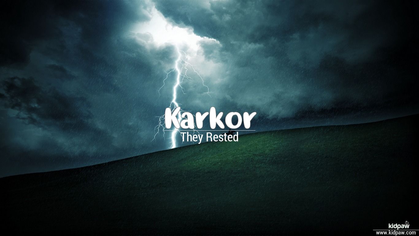 Karkor 3D Name Wallpaper for Mobile, Write Name on Photo Online