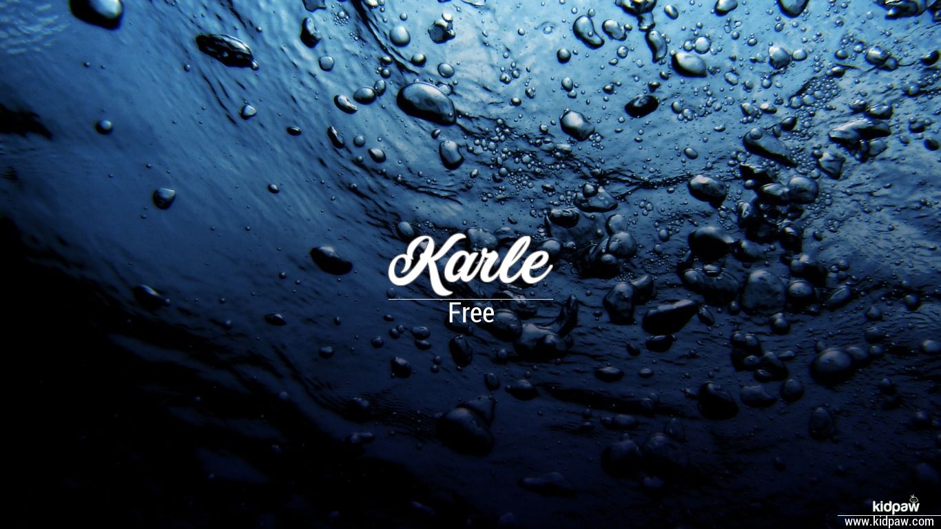 Karle 3D Name Wallpaper for Mobile, Write Name on Photo Online