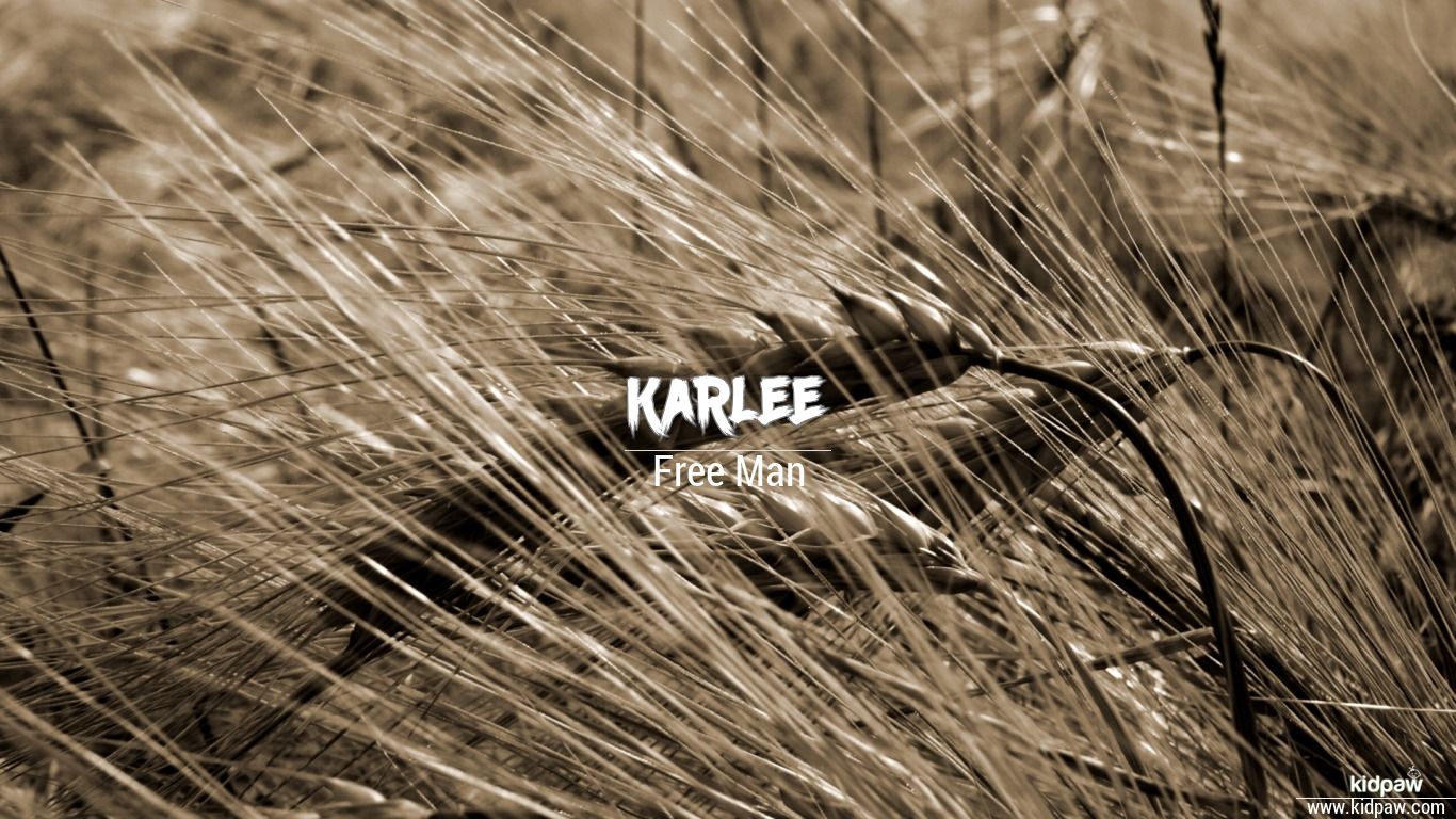 Karlee 3D Name Wallpaper for Mobile, Write Name on Photo Online