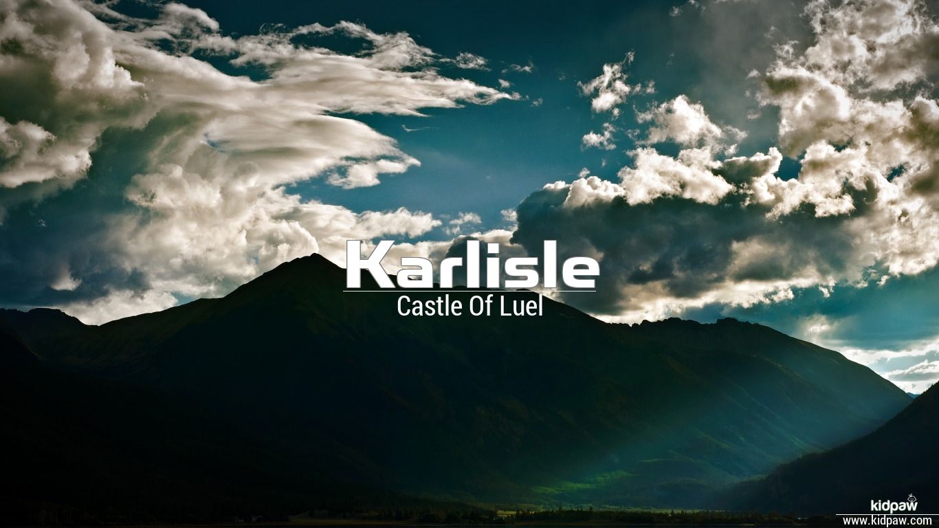 Karlisle 3D Name Wallpaper for Mobile, Write Name on Photo Online