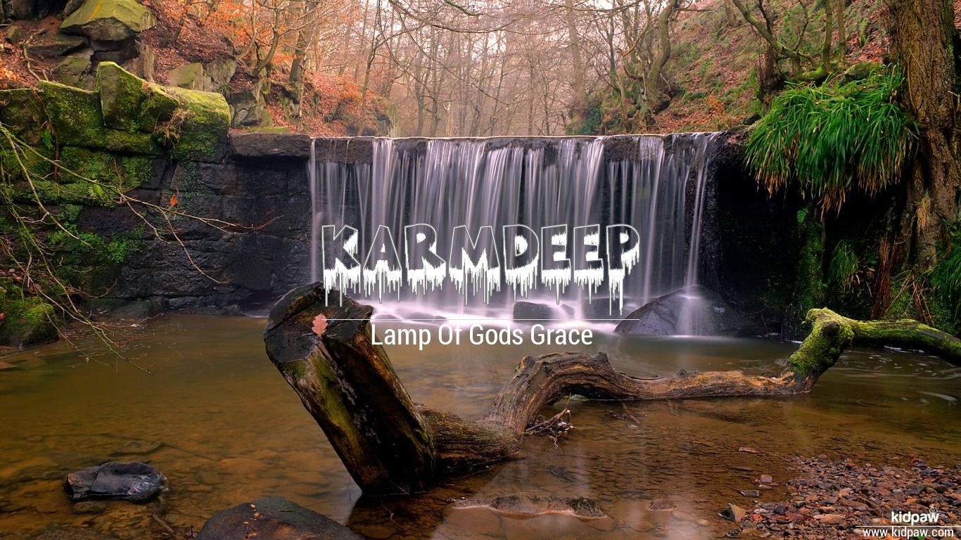 Karmdeep 3D Name Wallpaper for Mobile, Write कर्मदीप Name on Photo Online