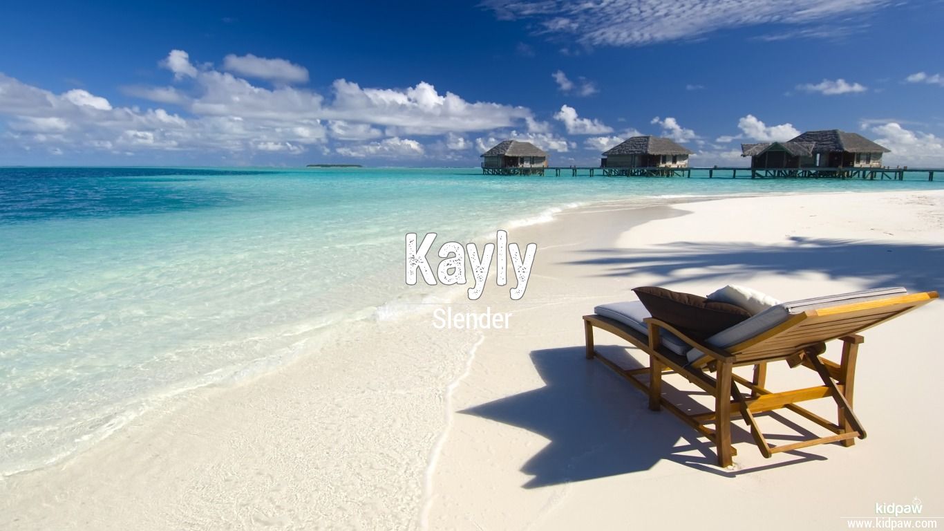 Kayly 3D Name Wallpaper for Mobile, Write Name on Photo Online