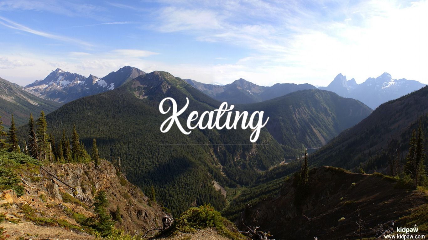 Keating 3D Name Wallpaper for Mobile, Write Name on Photo Online