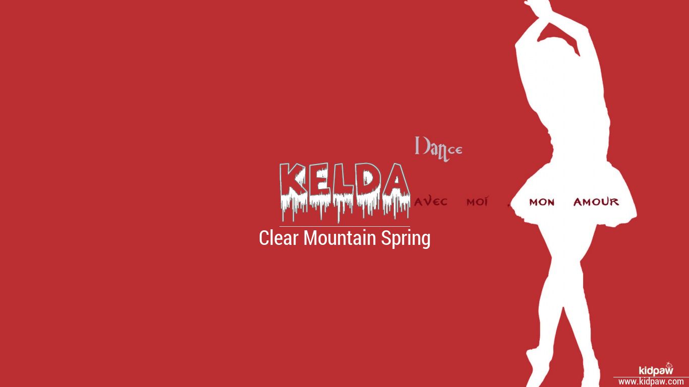 Kelda 3D Name Wallpaper for Mobile, Write Name on Photo Online