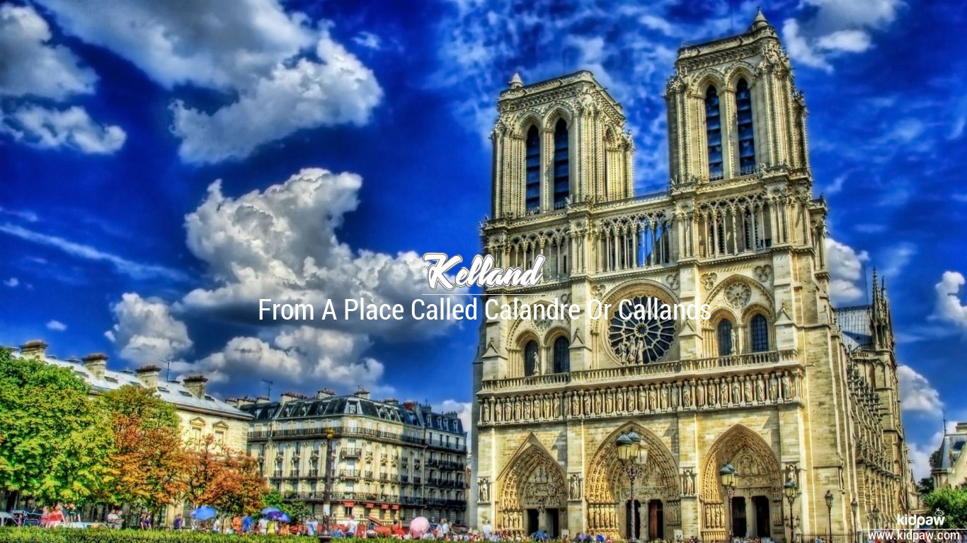 Kelland 3D Name Wallpaper for Mobile, Write Name on Photo Online