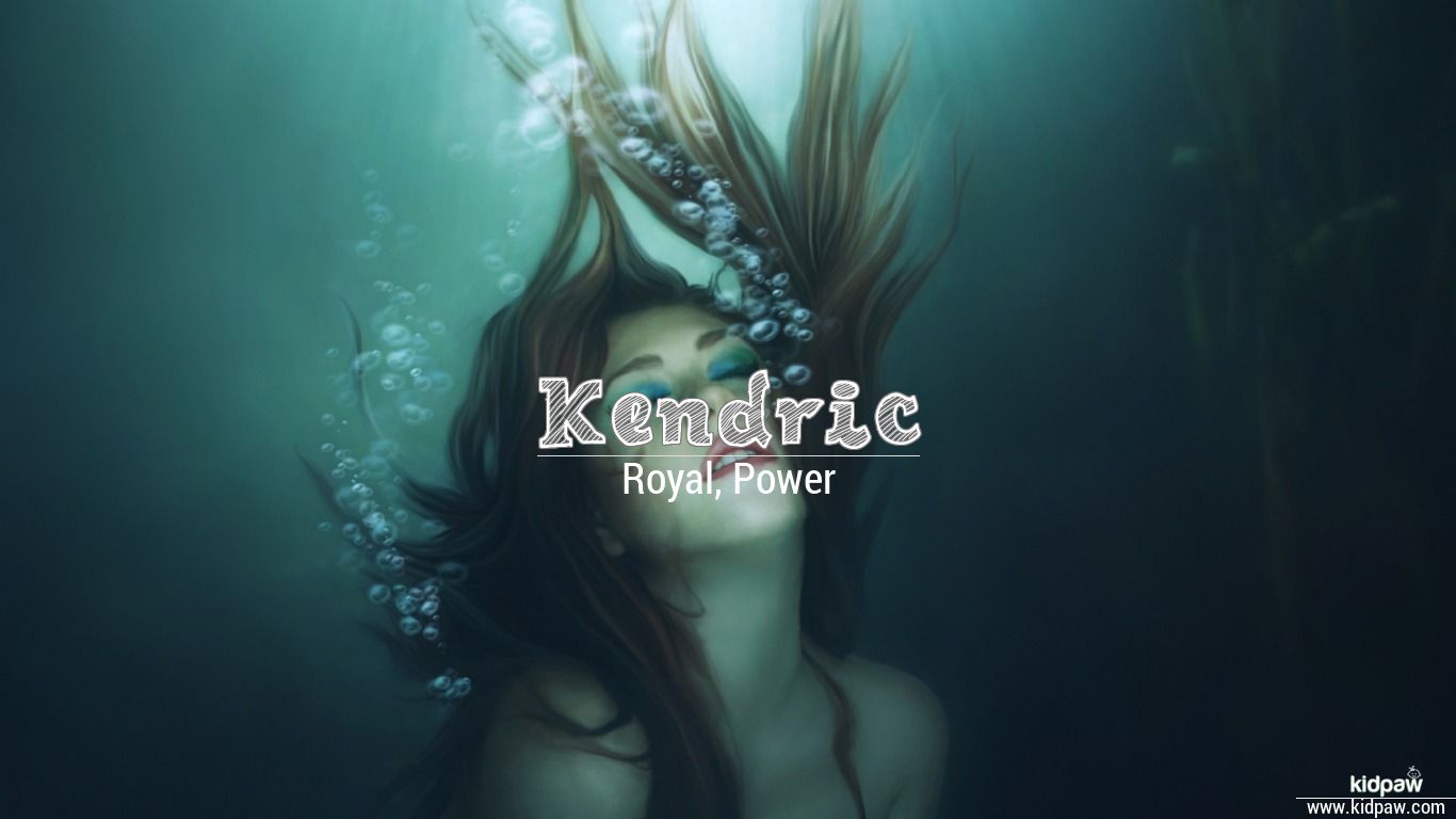 Kendric 3D Name Wallpaper for Mobile, Write Name on Photo Online