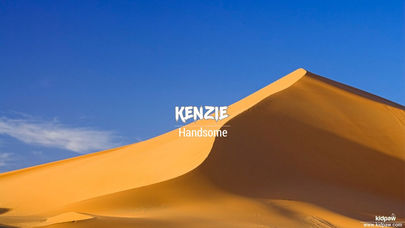 Kenzie 3D Name Wallpaper for Mobile, Write Name on Photo Online