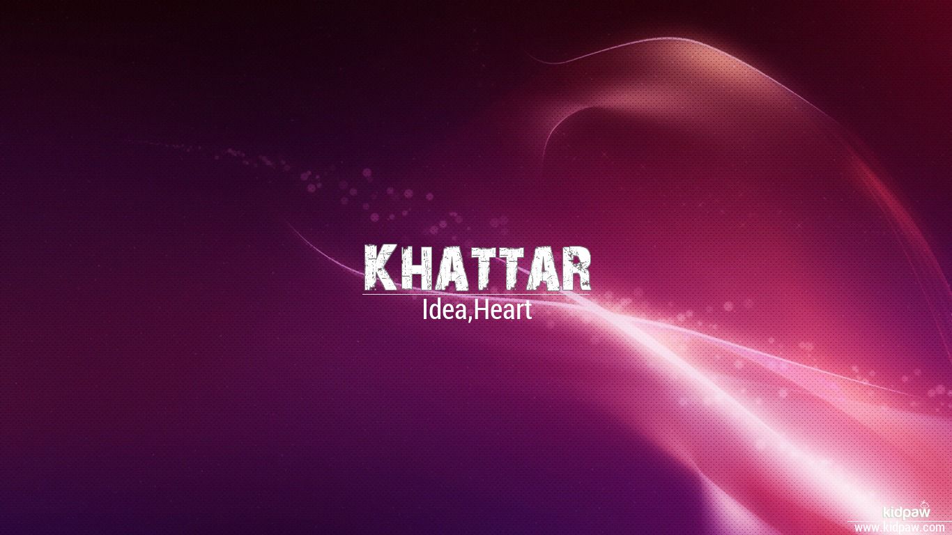 Khattar 3D Name Wallpaper for Mobile, Write ختر Name on Photo Online