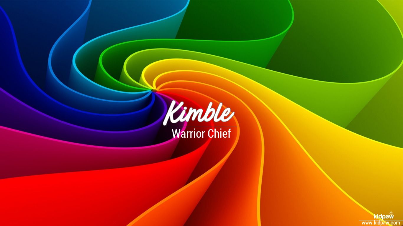 Kimble 3D Name Wallpaper for Mobile, Write Name on Photo Online
