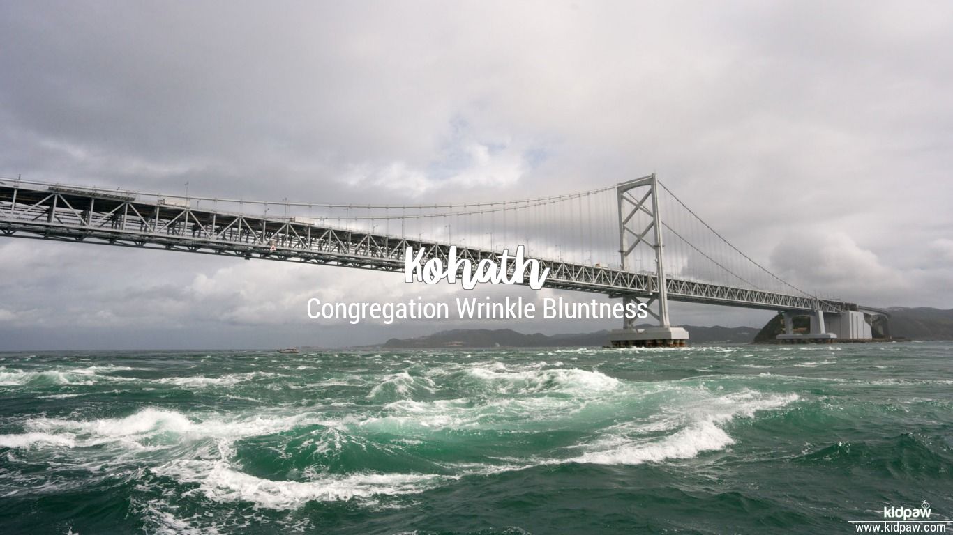 Kohath 3D Name Wallpaper for Mobile, Write Name on Photo Online