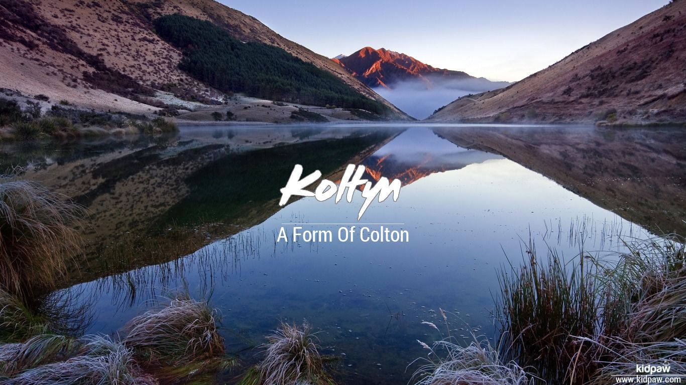 Koltyn 3D Name Wallpaper for Mobile, Write Name on Photo Online