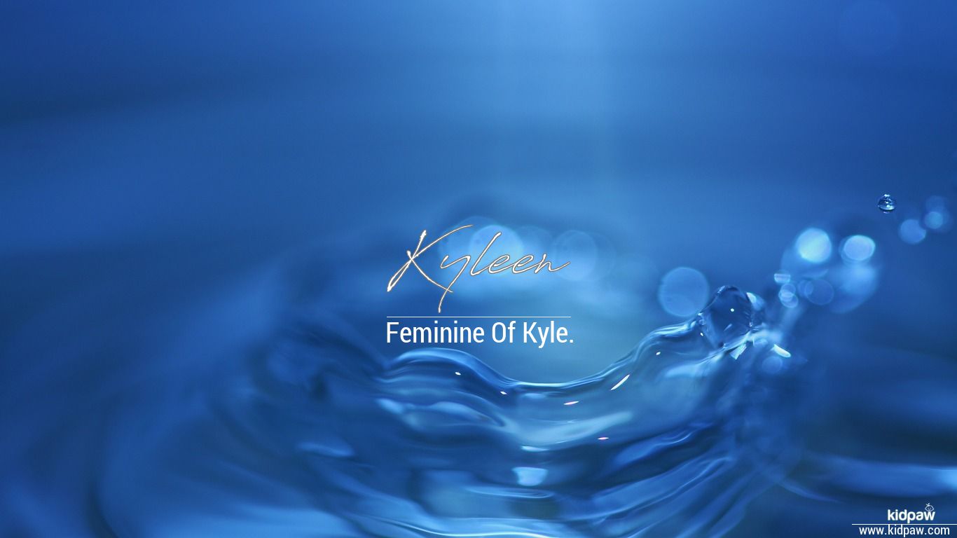 Kyleen 3D Name Wallpaper for Mobile, Write Name on Photo Online