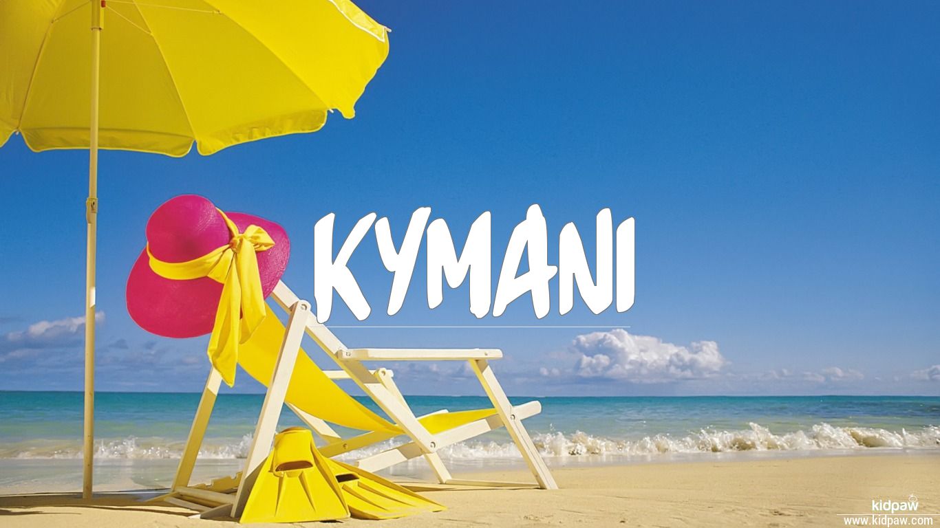Kymani 3D Name Wallpaper for Mobile, Write Name on Photo Online