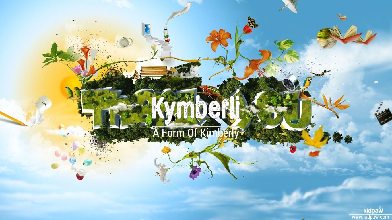 Kymberli 3D Name Wallpaper for Mobile, Write Name on Photo Online