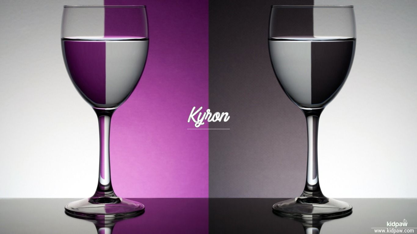 Kyron 3D Name Wallpaper for Mobile, Write Name on Photo Online