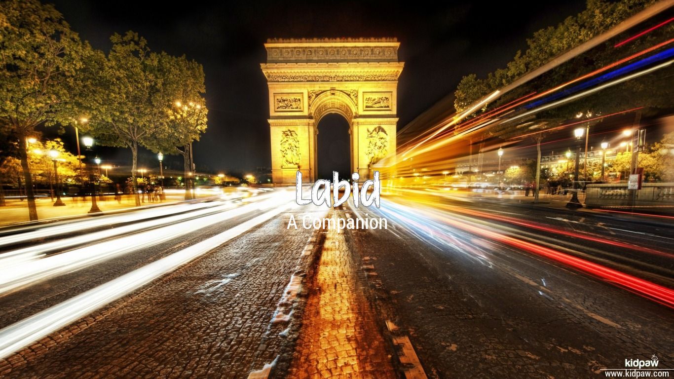 Labid 3D Name Wallpaper for Mobile, Write لبید Name on Photo Online