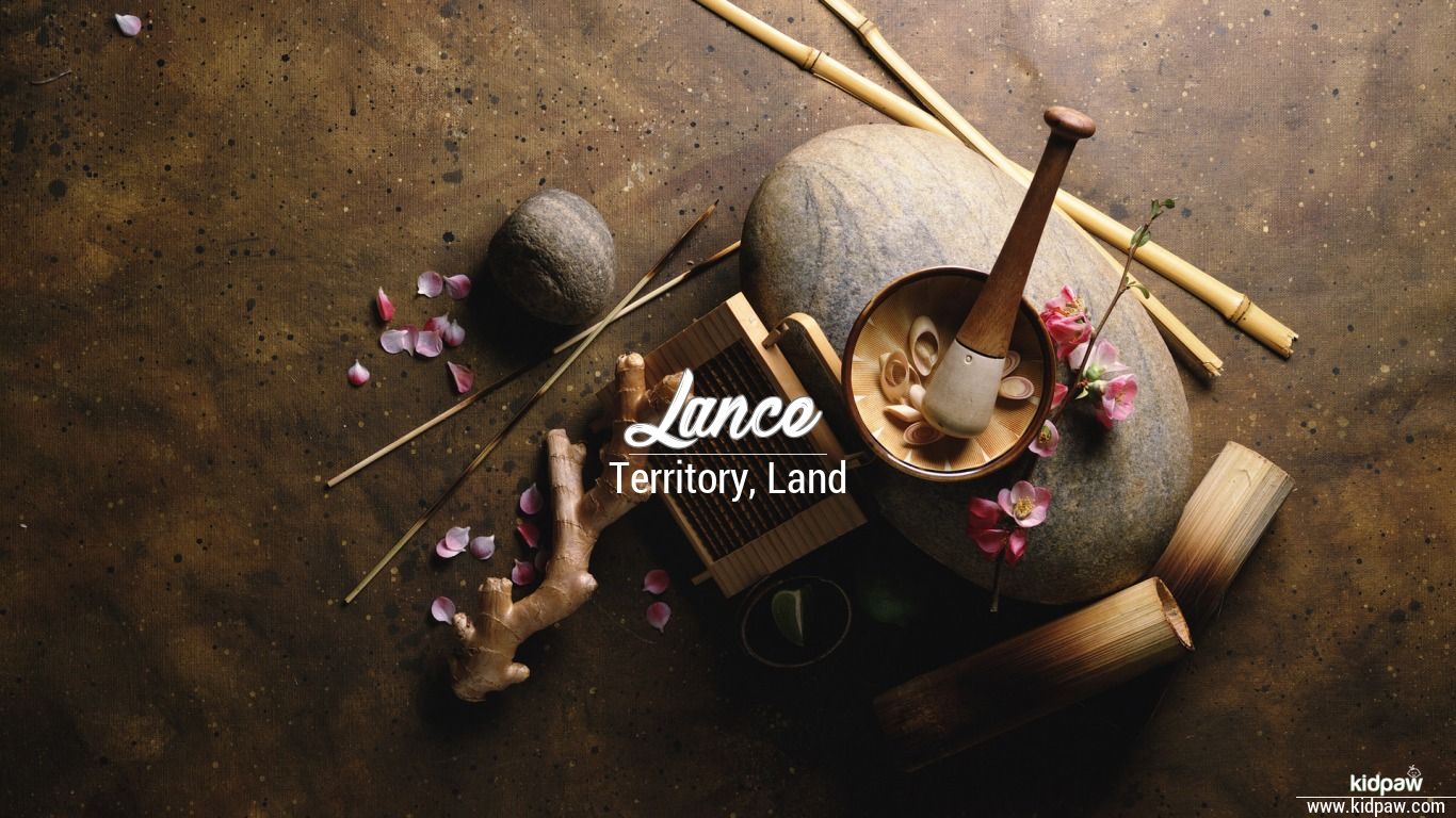 Lance 3D Name Wallpaper for Mobile, Write Name on Photo Online